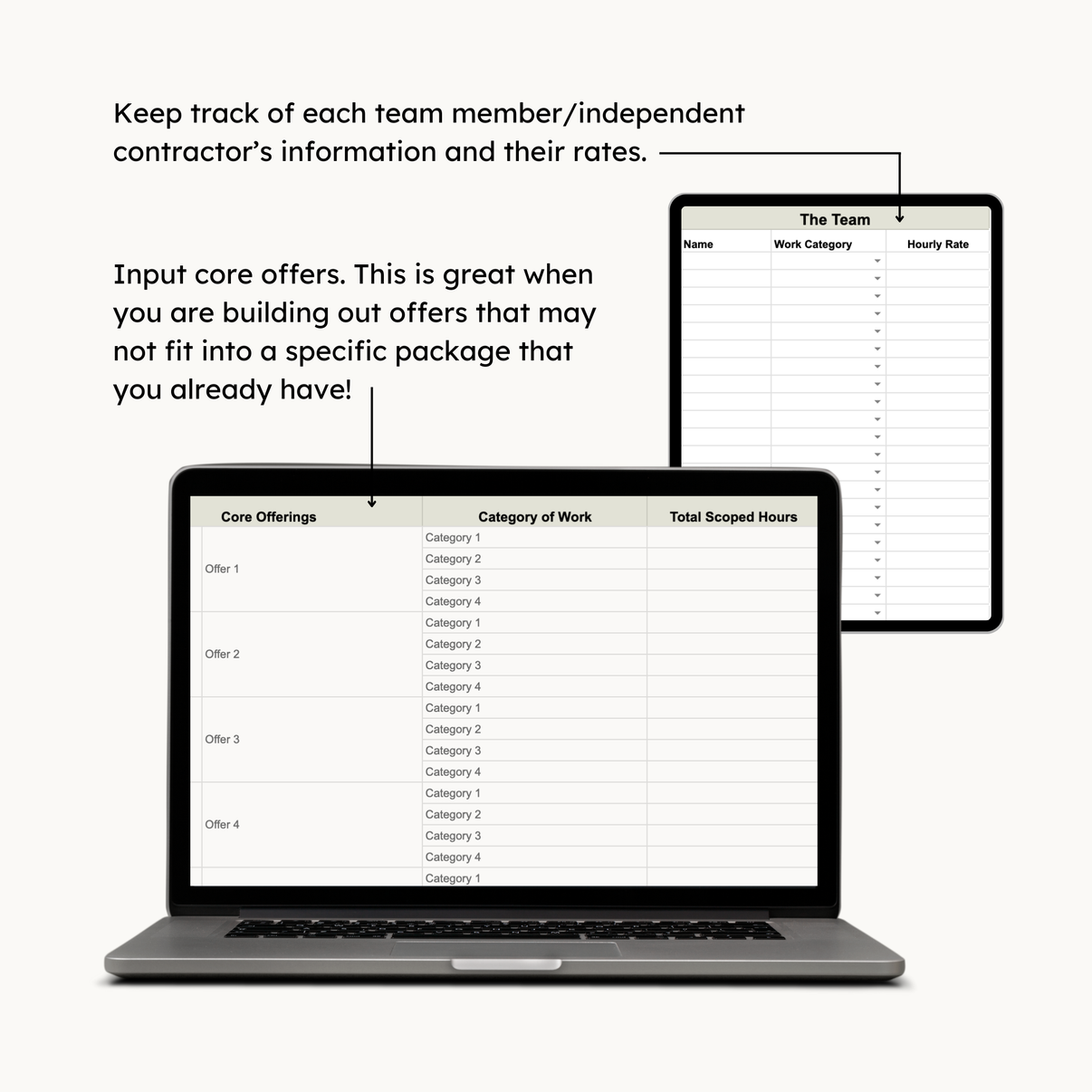 Custom Project Quote Calculator – The Visionary Vault by Upwell Strategies